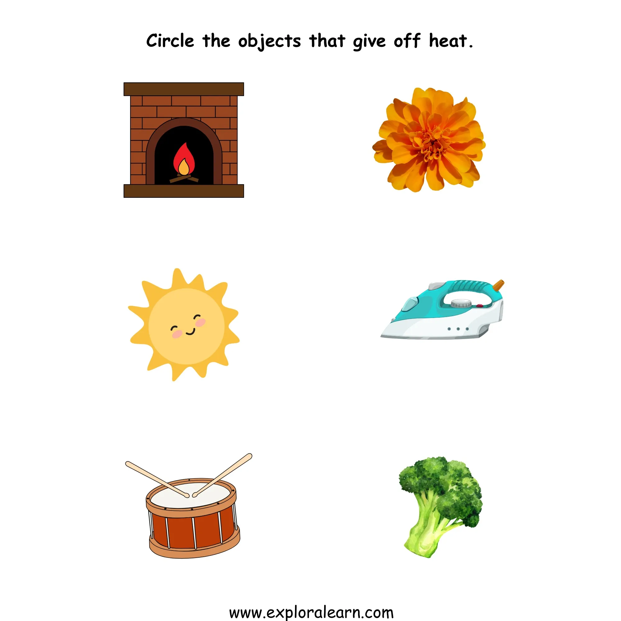 Free Exploralearn Worksheets Class 1 Science Worksheets Forms Of Energy