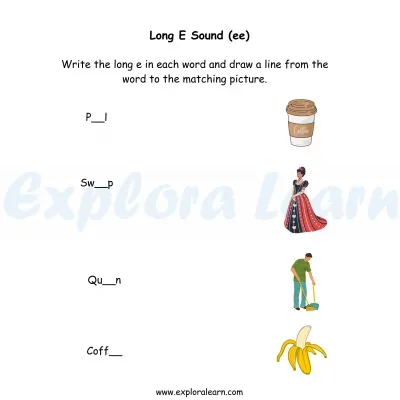 Free Exploralearn Worksheets, Short Vowel Practice Worksheet